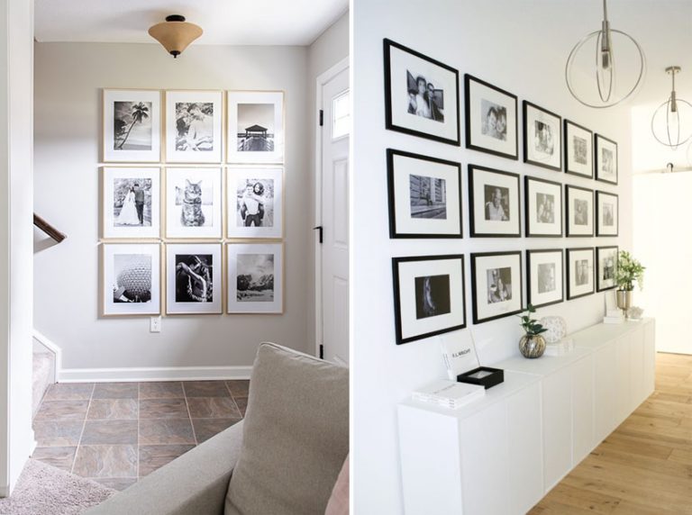 How to Style Your Photo Wall: Interior Designing Tips by Clover ...